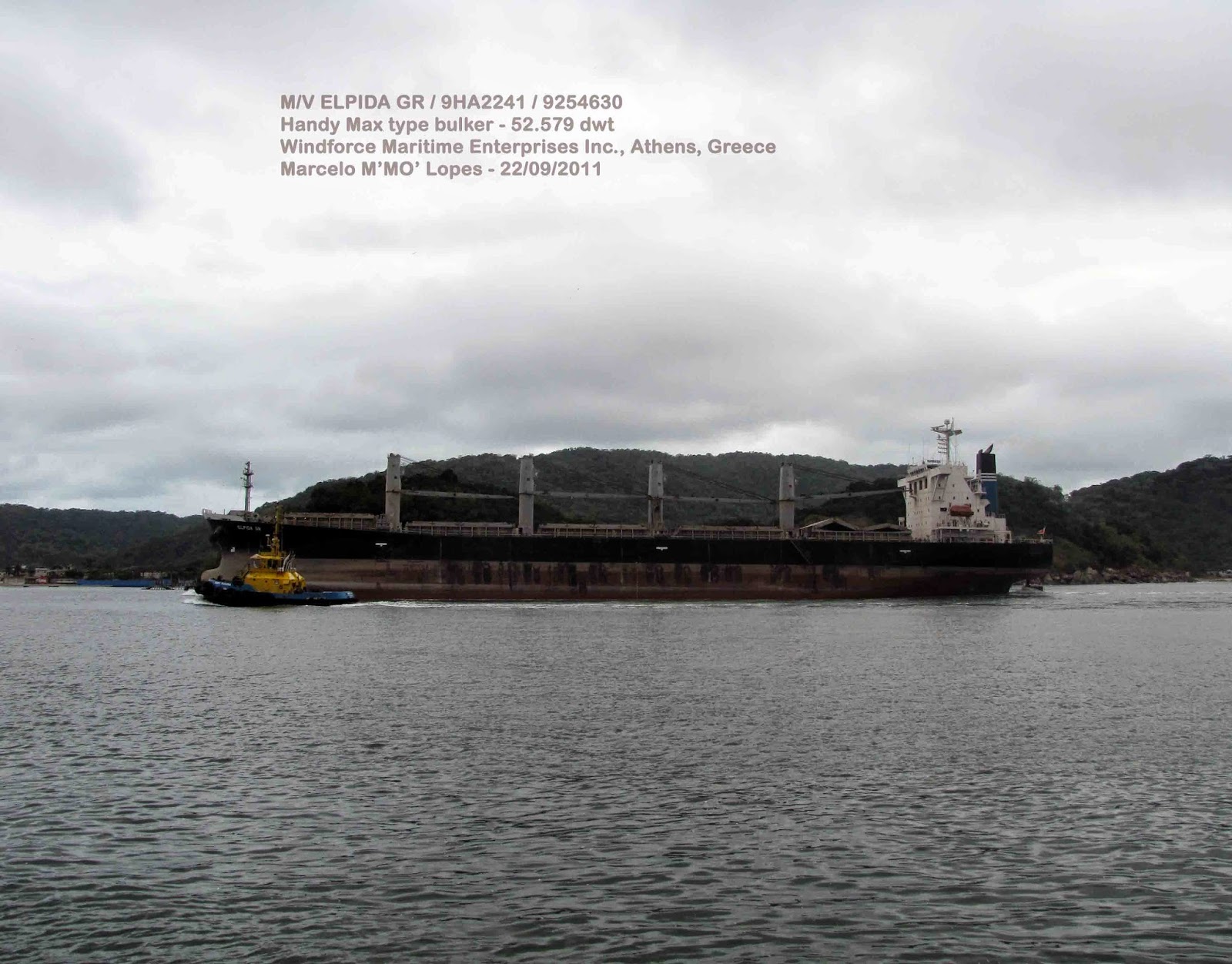 Santos Shiplovers: M/V Elpida GR / 9HA2241 - Embarque de açúcar em Santos