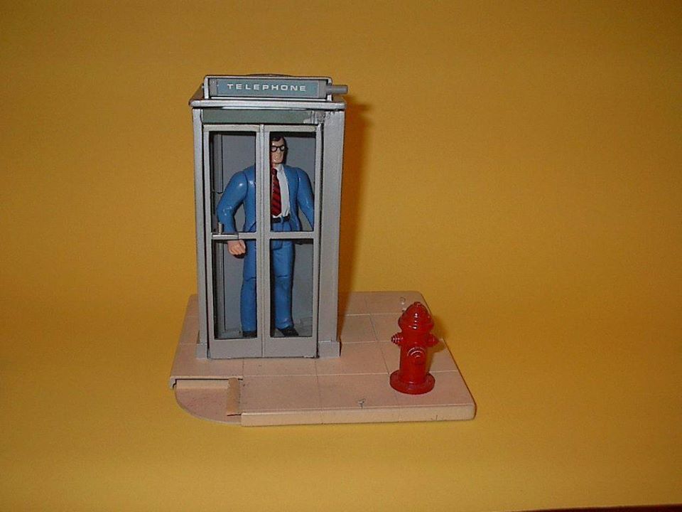 Super Powers Telephone Booth Playset | Weird Fantastic Toy Adventures