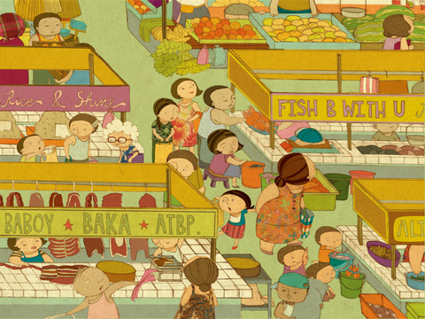 A Day in the Market, an iPad App from Adarna House
