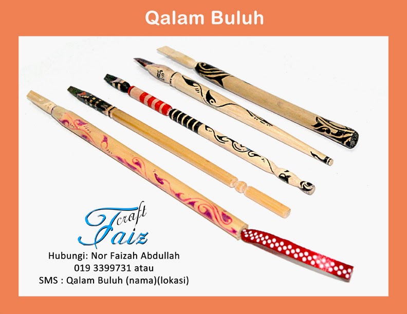 Faiz Craft Calligraphy: Alatan Khat : Qalam Buluh 3mm-1cm