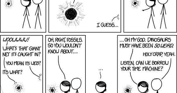 XKCD Isn't Funny: XKCD Isn't Funny - #1747 - Spider Paleontology ...