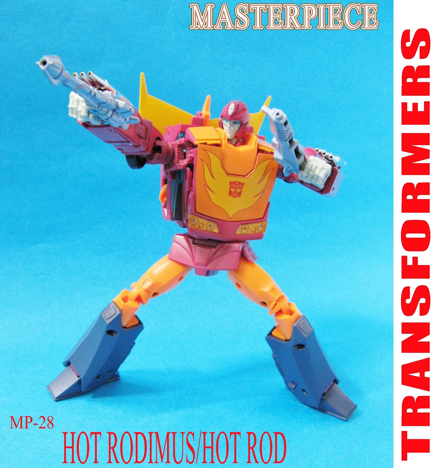 Transformers MASTERPIECE MP-28 HOT RODIMUS/HOT ROD/RODIMUS變形金剛傑作MP-28火棒 ...