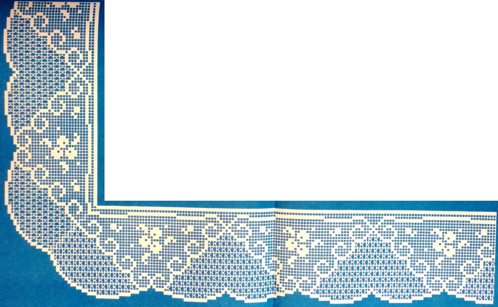 crochet em revista: Pontas com canto