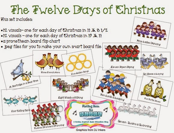 Christmas Activities- what I do in my classes- Including the "Twelve ...