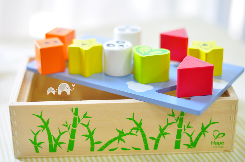 precious: Hape Wooden Shape Sorter Box Toy