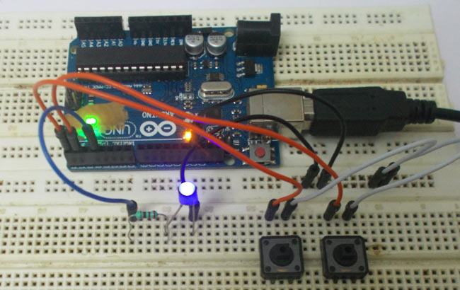 Arduino Based LED Dimmer using PWM - Internet of Things