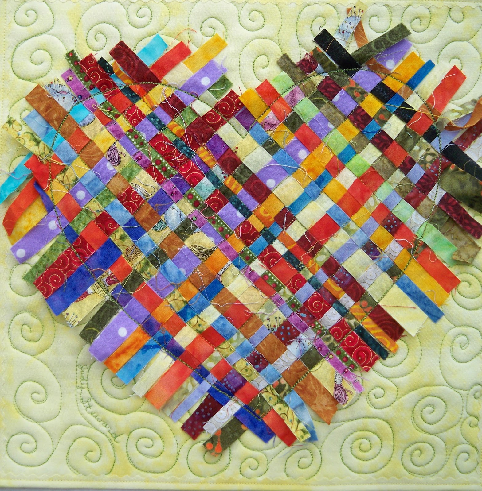 Material Mavens: Judy S.- Interwoven Heart