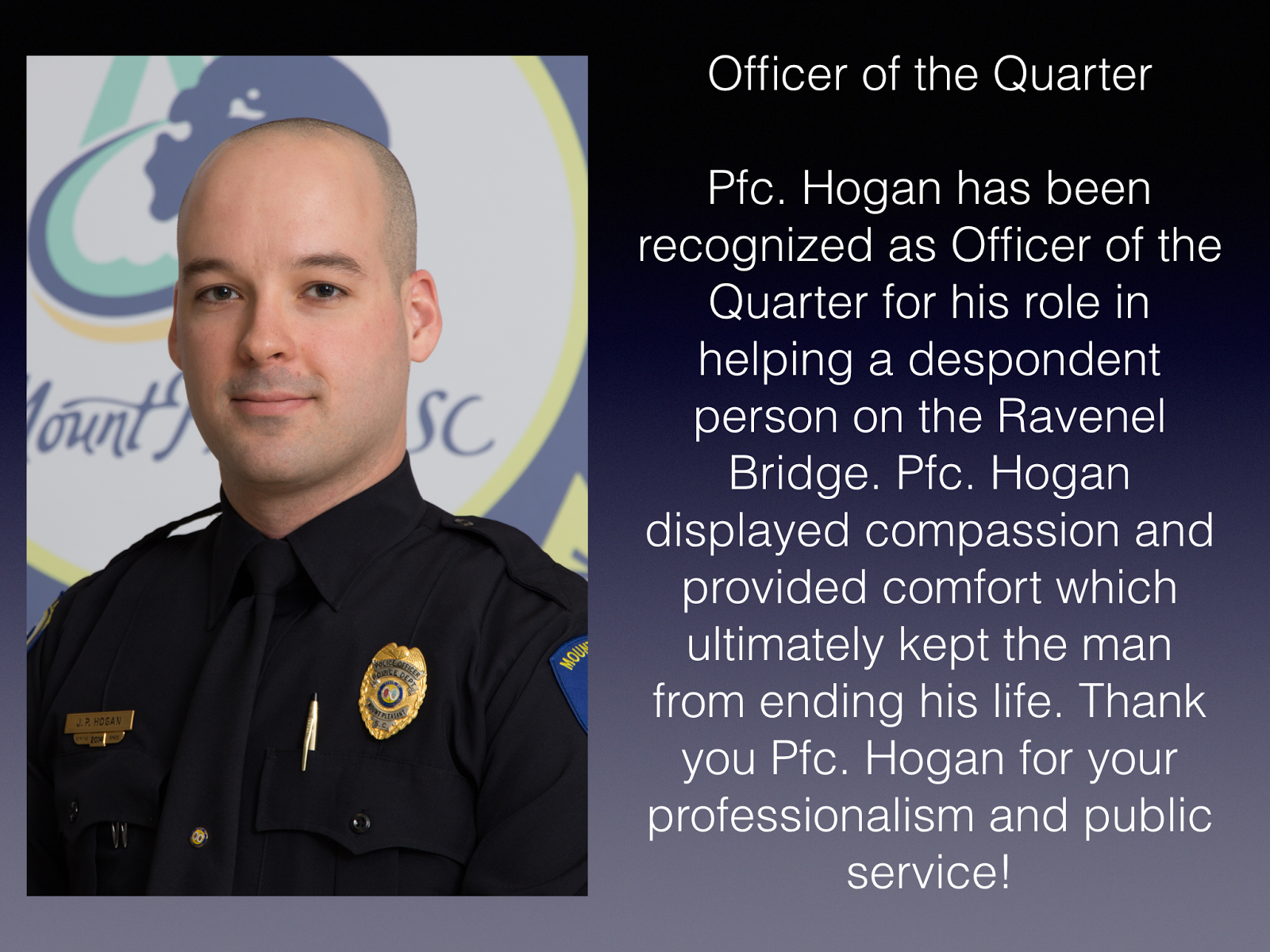 Officer of the Quarter