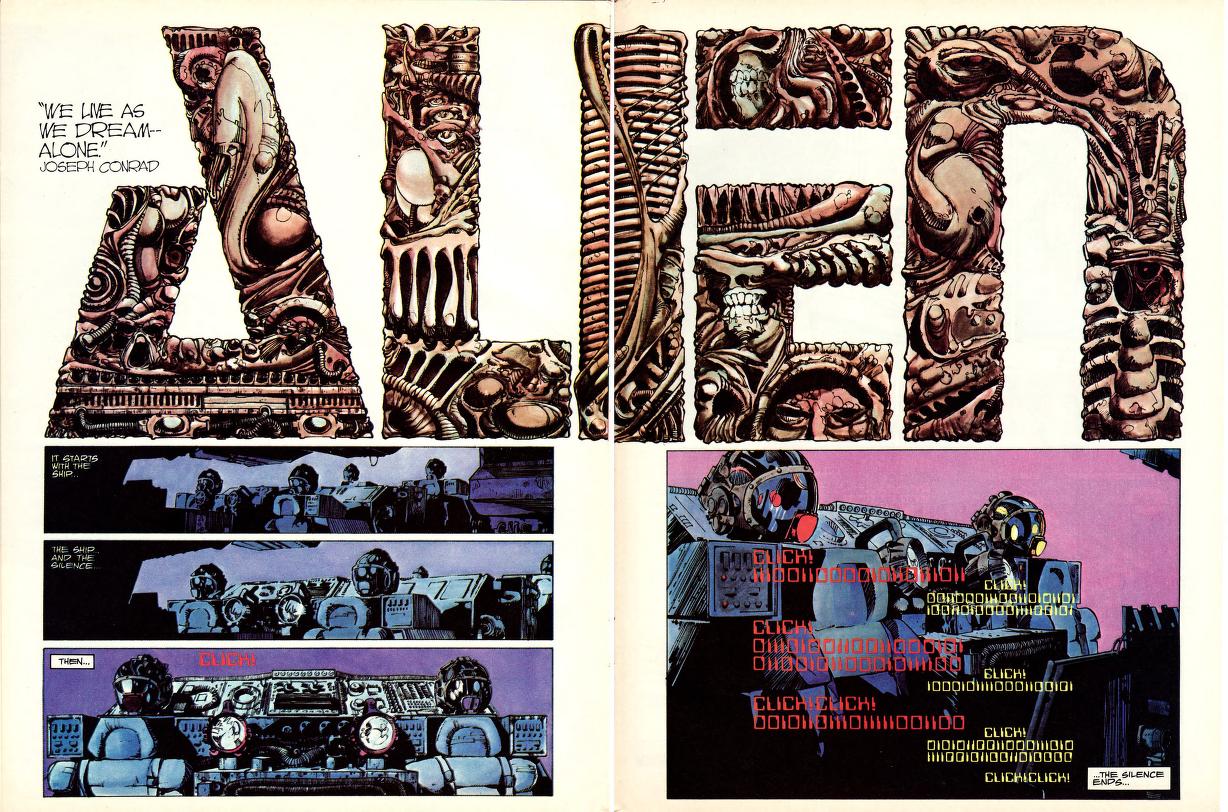Comicmania Forever: Alien Heavy Metal Tale By Walt Simonson