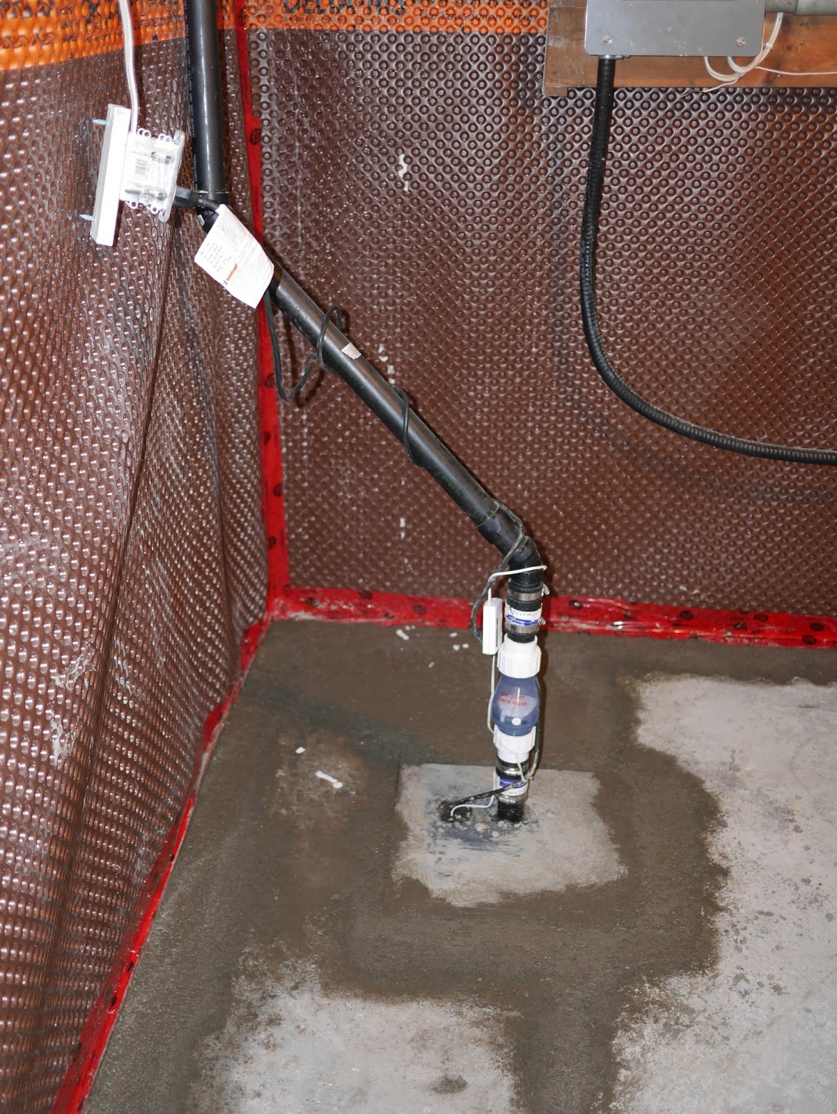 Renovations and Old Houses: Interior Weeping System: Day 5 - Pouring ...