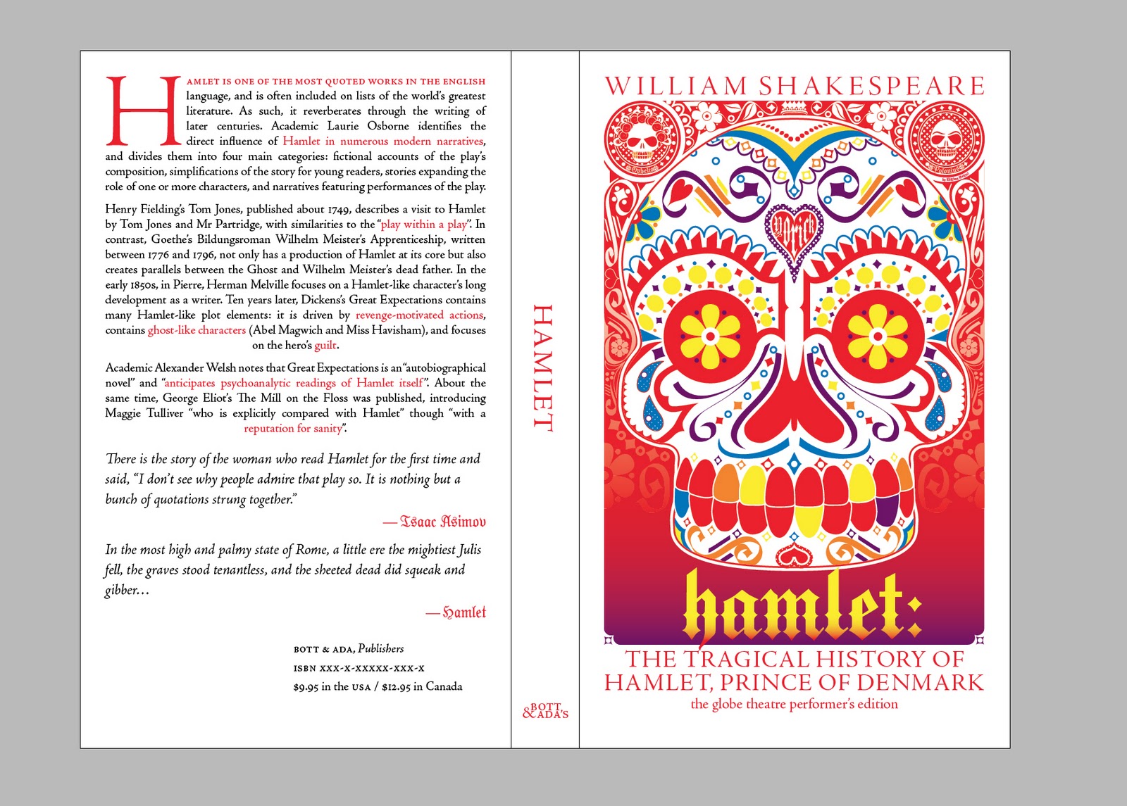 William: Hamlet Book Design: aesthetics and usability combined