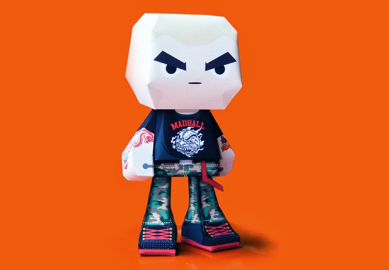 Paper Toy Hard Bloxy Core - Papercraft4u | Free Papercrafts, Paper Toys ...