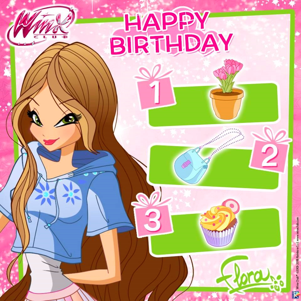 🎊 HAPPY BIRTHDAY FLORA!! 🎉 - Winx Club All
