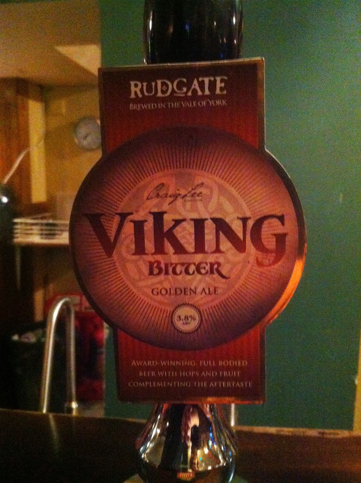 There's Beer in my Beard!: #15 - Rudgate Brewery - Viking Bitter