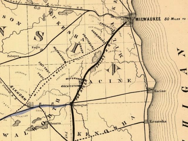 Burlington Rails: Fox River Valley Map