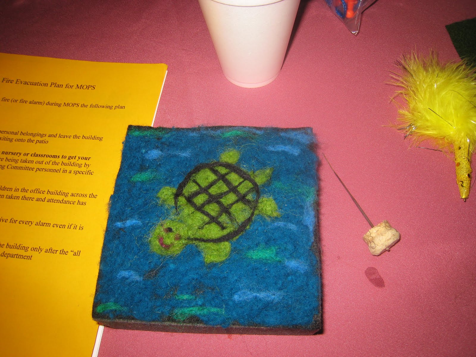 Karey's Overflow: MOPS NeedleFelting Craft