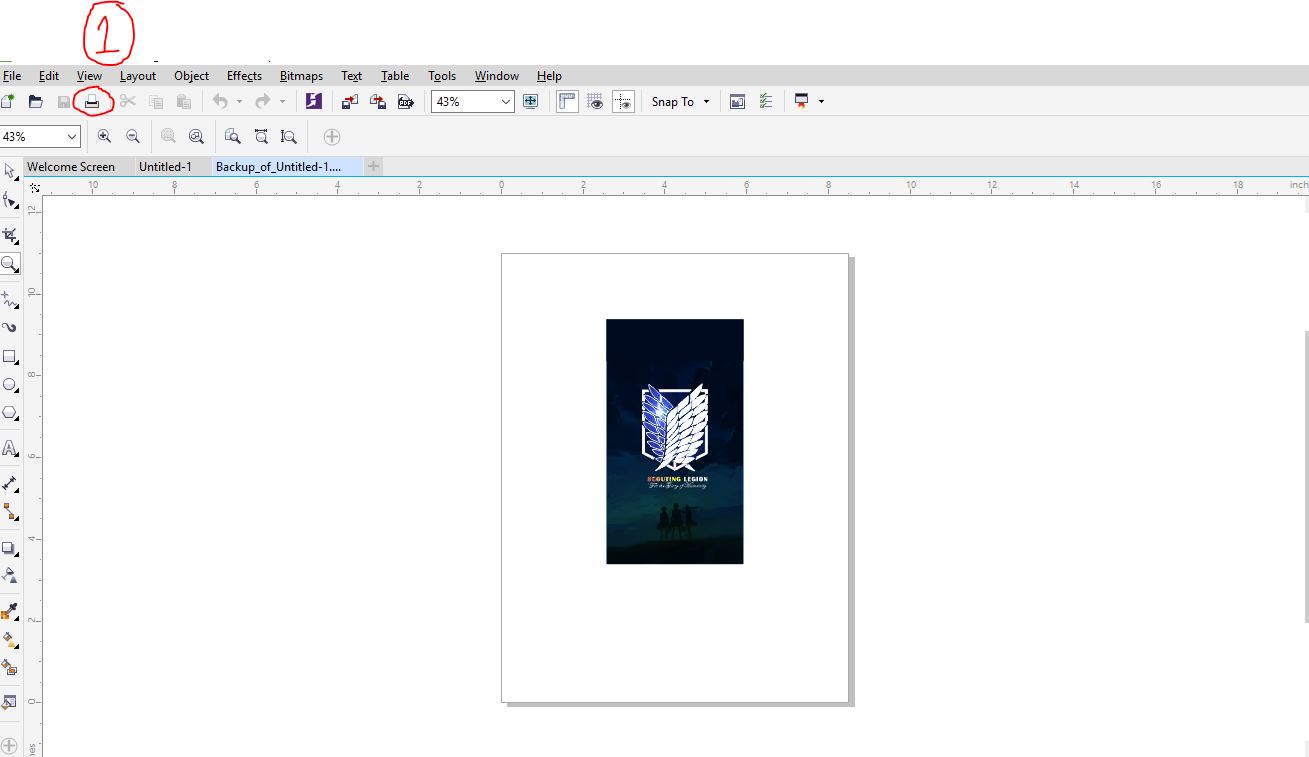 Cara mengatur Setingan print corel draw agar hasil print sesuai dengan ...