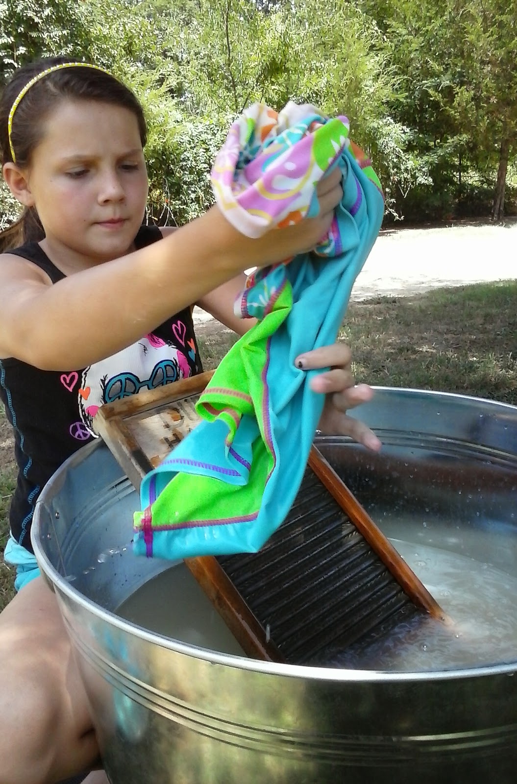 At one point, I told her to smile so it looked like she was enjoying ...