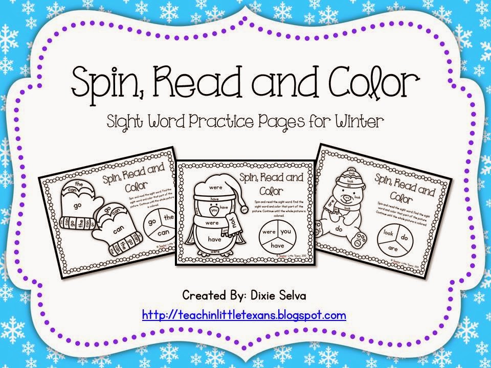 Teachin' Little Texans: Baby, it's cold outside! {Winter Freebie}