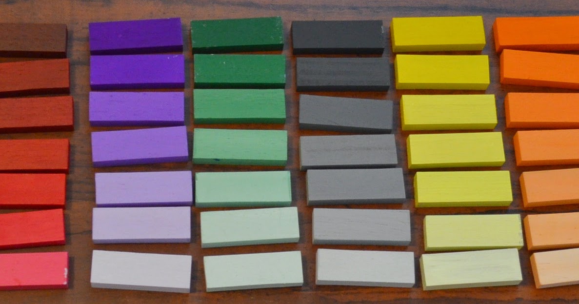 Practical Mom: DIY Montessori Color Tablets, with Jenga Blocks