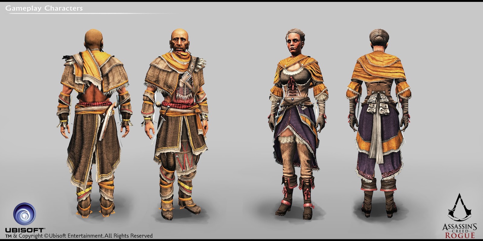 Tihomir Dimitrov: Assassin's Creed: Rogue Gameplay / Soldiers Characters