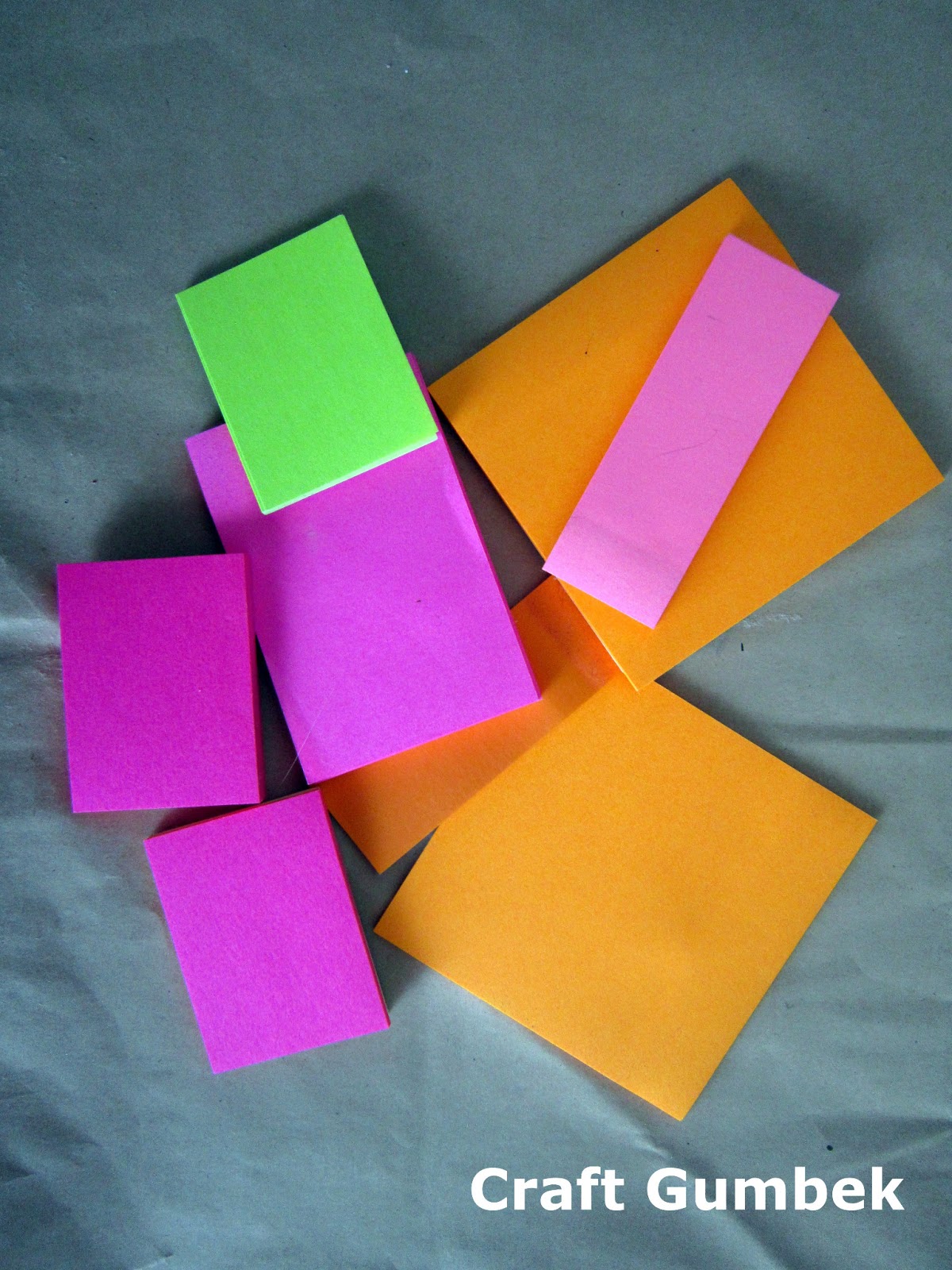 Craft Gumbek: Post-it notes knjigica