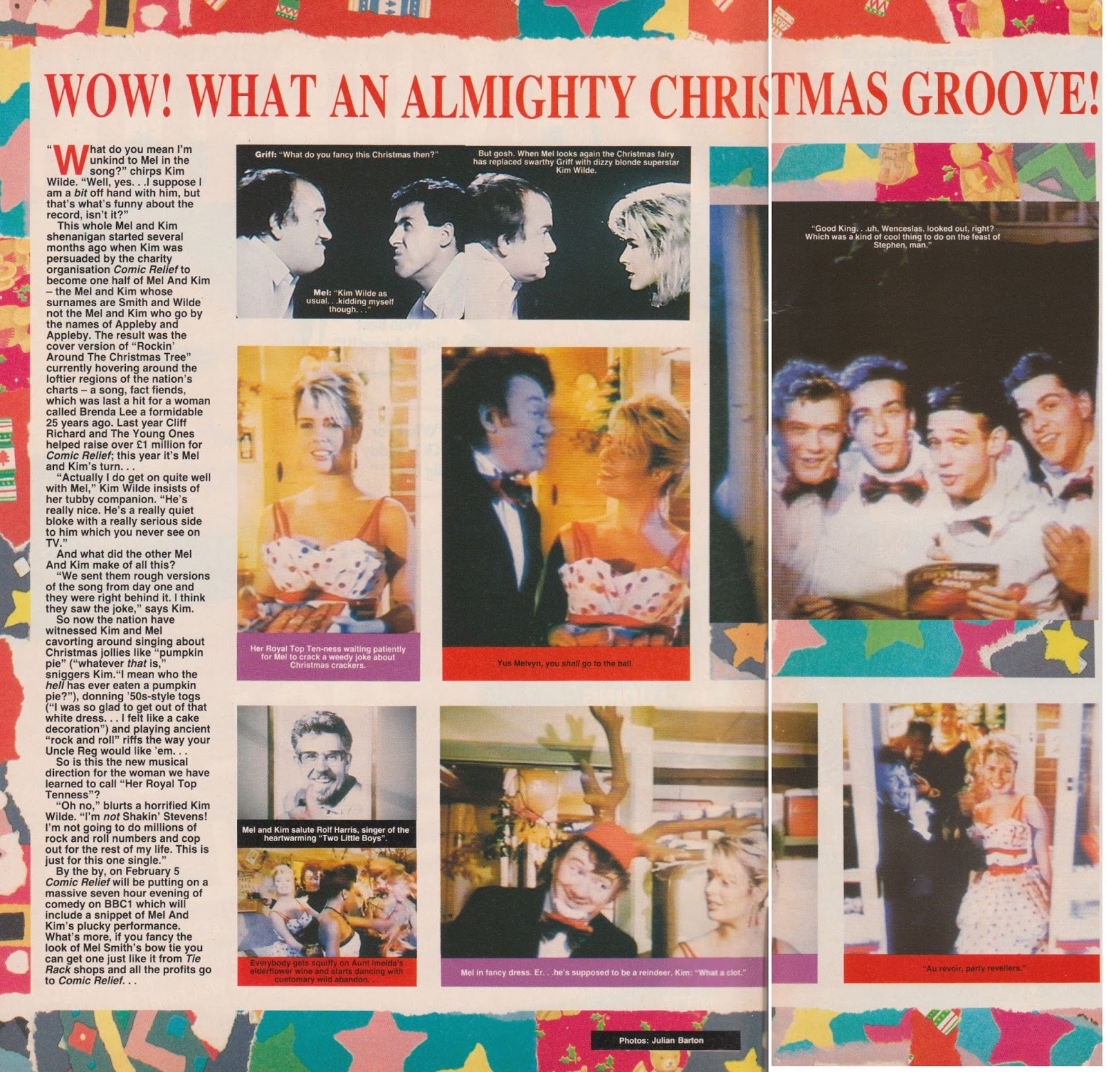 Top Of The Pop Culture 80s Kim Wilde And Mel Smith Rocking Around The