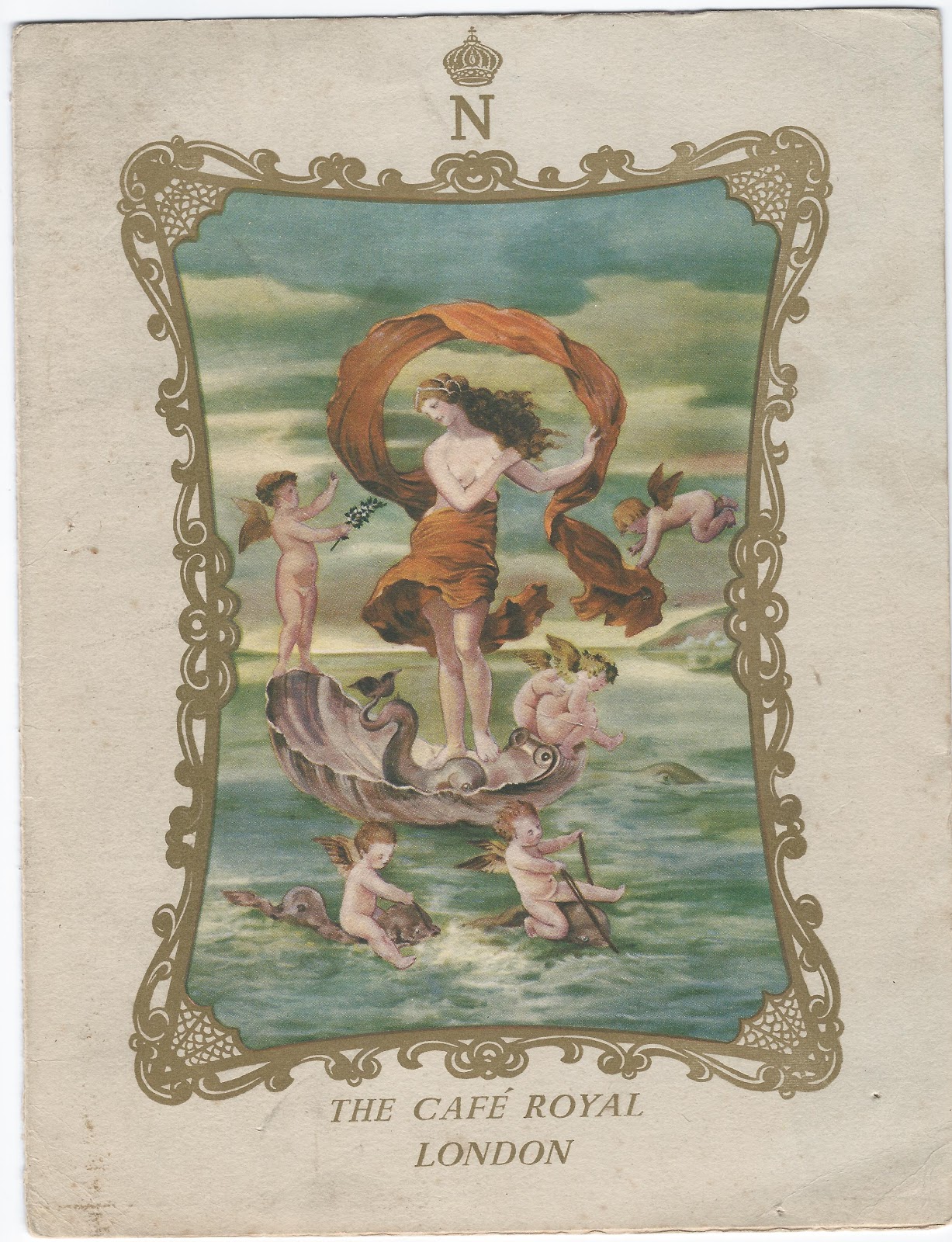 Chris Suhr's Menu Collection: Cafe Royal. London