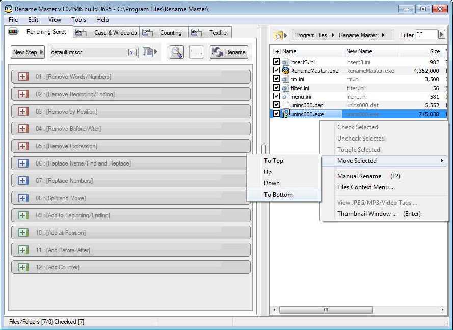 AJM.AWFAR: Rename Master v3.0.4546 Free