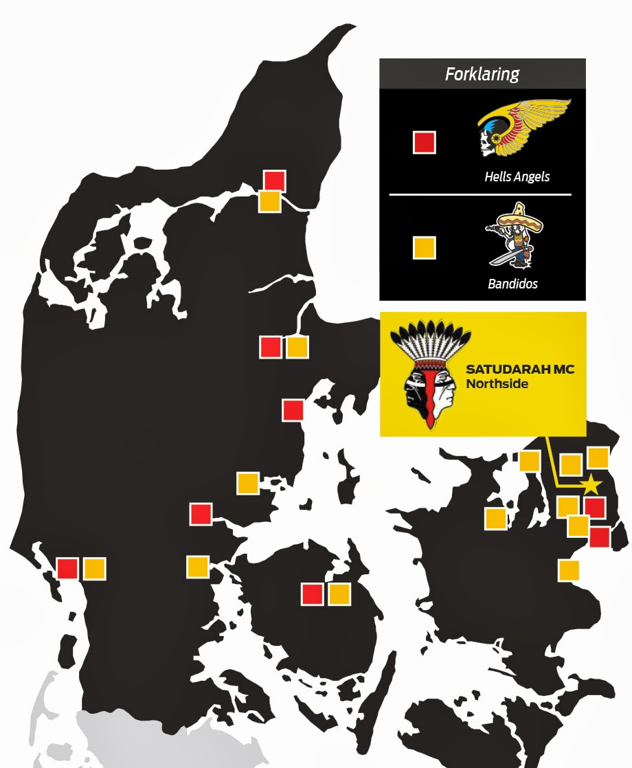 Her bor rockerne i Danmark