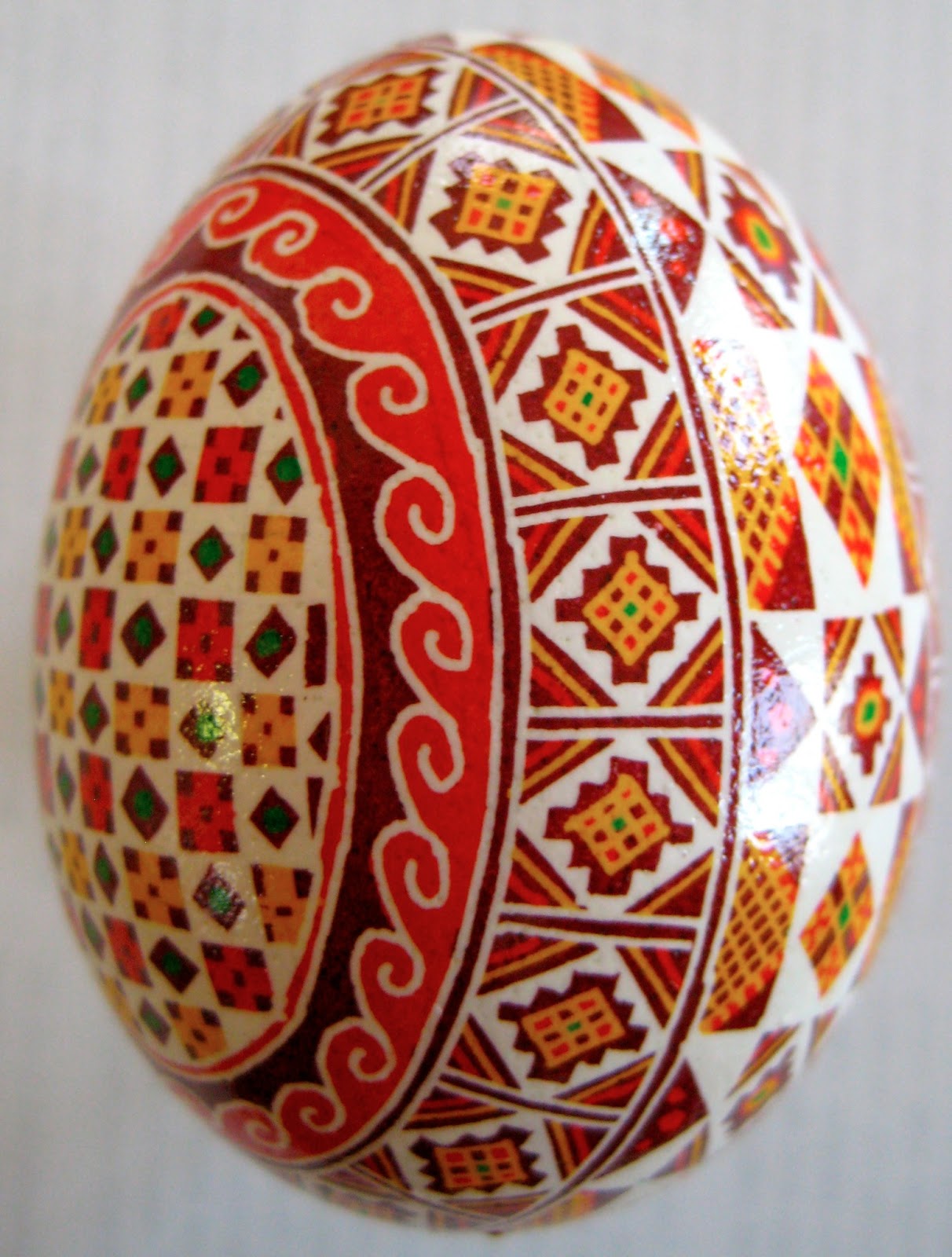 Saving the World: One Egg at a Time: Checkered Hutsul Pysanka
