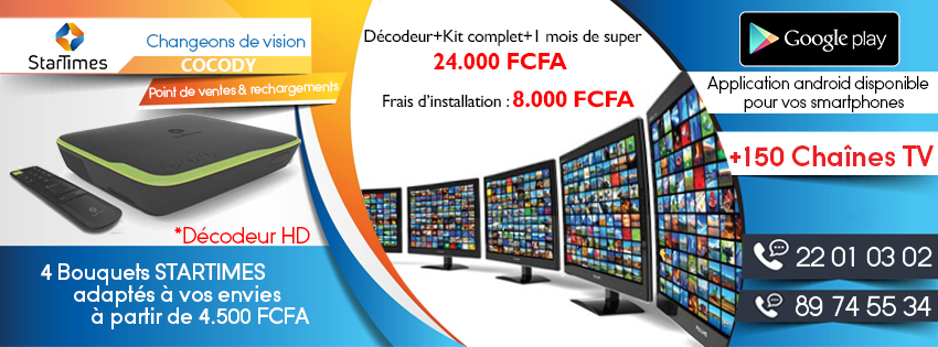 MAXOM: StarTimes disponible en Côte d'Ivoire