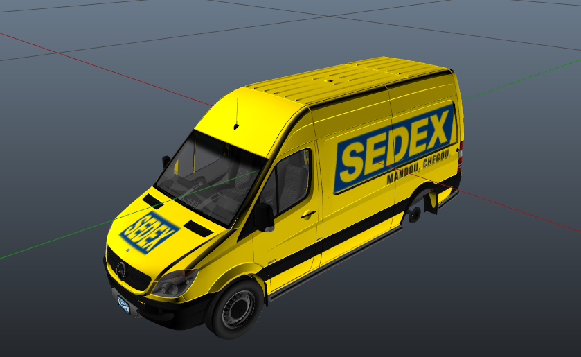 Equipe gaúcha: Sprinter SEDEX para GTA IV