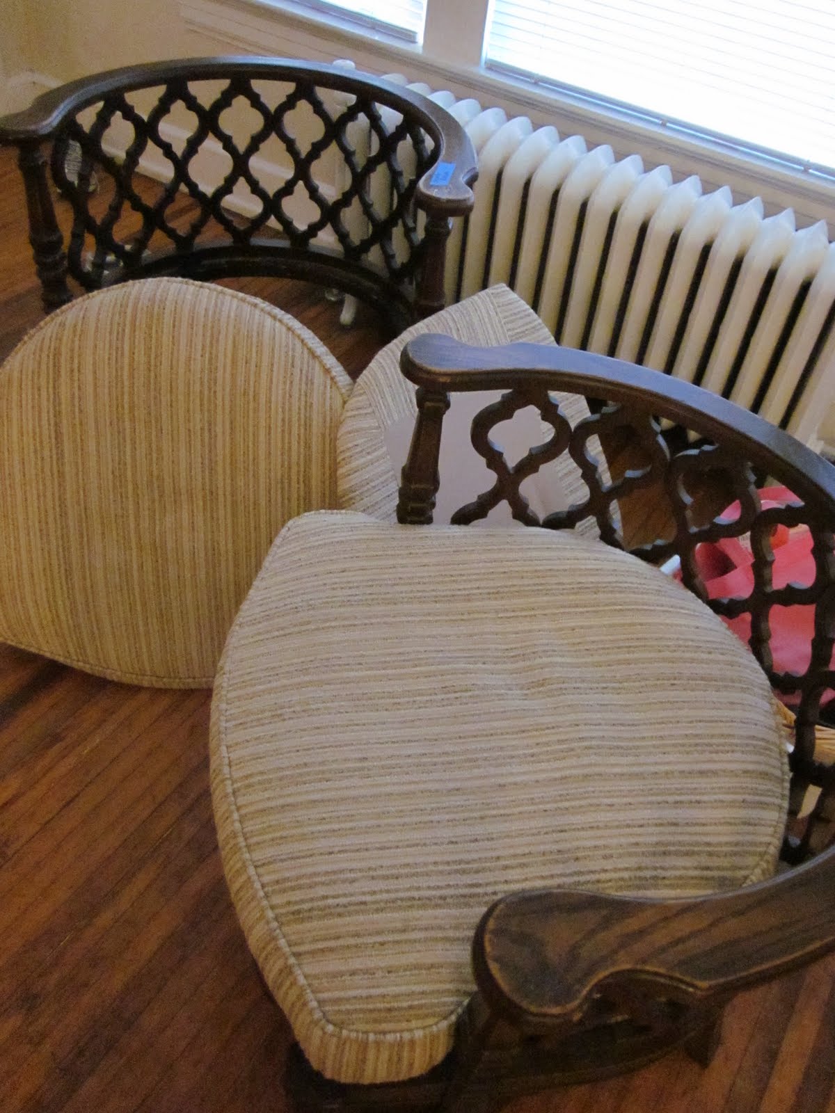 Creations by Bonnybee: PROJECT: Seating Area Chairs