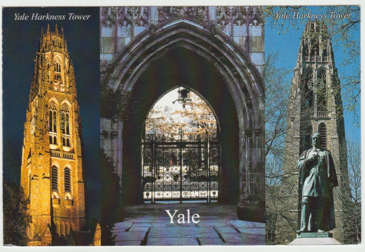 My Postcard and Cover Blog: USA: Yale University