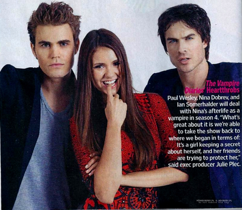 Scans da revista Entertainment Weekly | Yes The Vampires Diaries Brasil ...