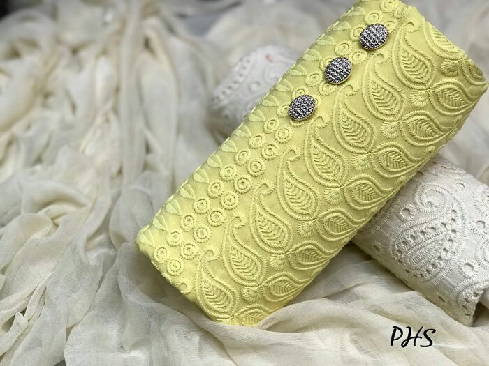 Latest Chicken work Dress Materials