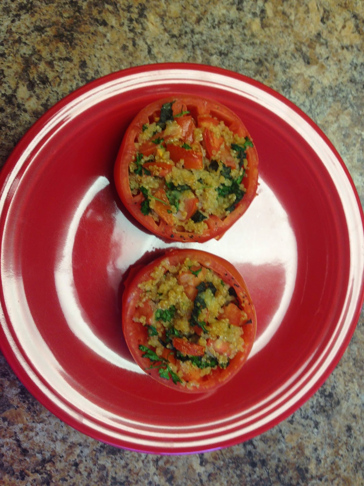Fitness By Alicia: Quinoa Stuffed Tomatoes