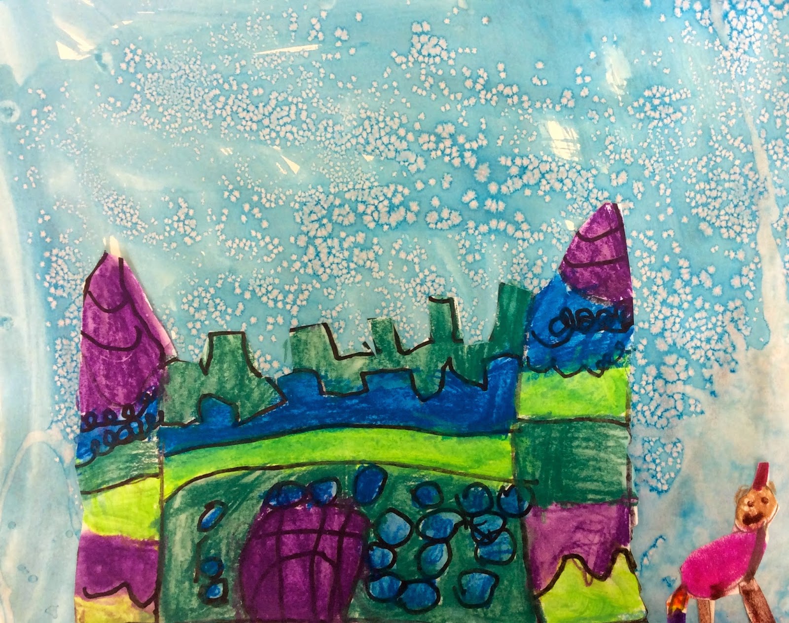 Ms. Curry's Art Room : Kindergarten Magical Castles