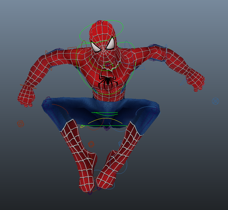 3DPF: Project 1 - Spiderman Poses