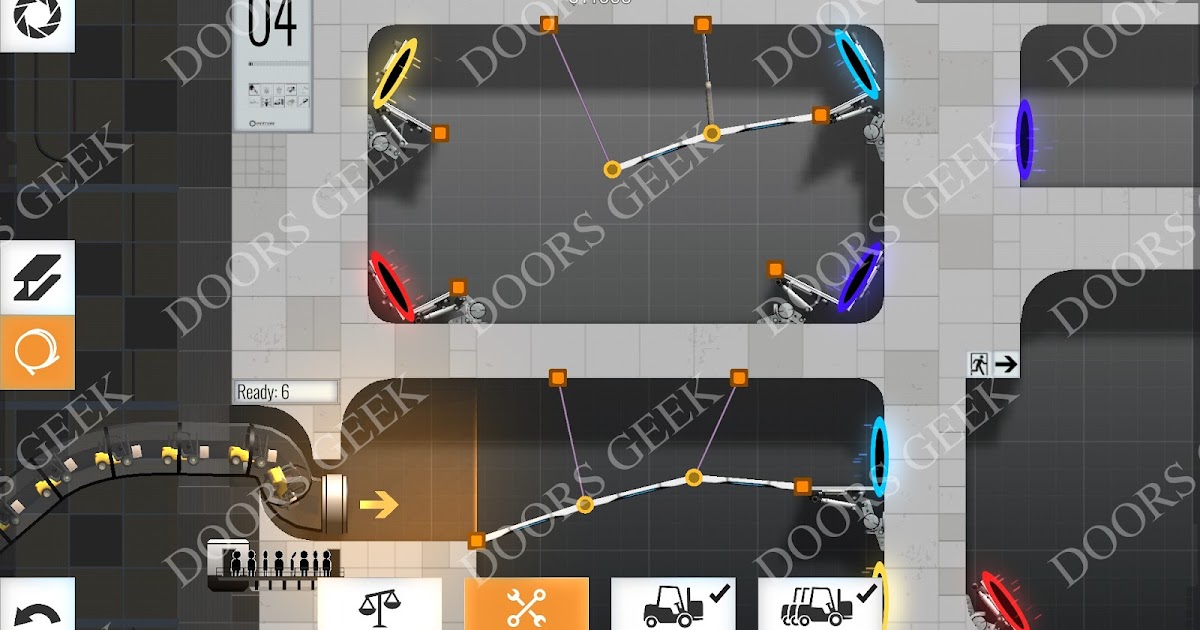 Bridge Constructor Portal Level 4 Convoy Solution ~ Doors Geek