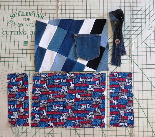 Creating my way to Success: Upcycled Denim Diary Cover Tutorial