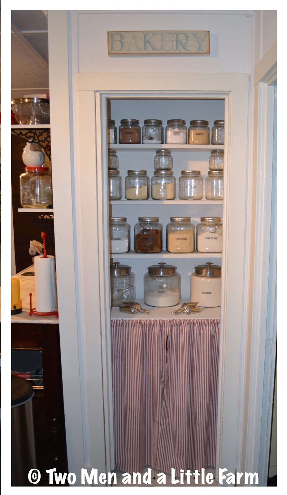 Two Men and a Little Farm: FARMHOUSE BAKING PANTRY