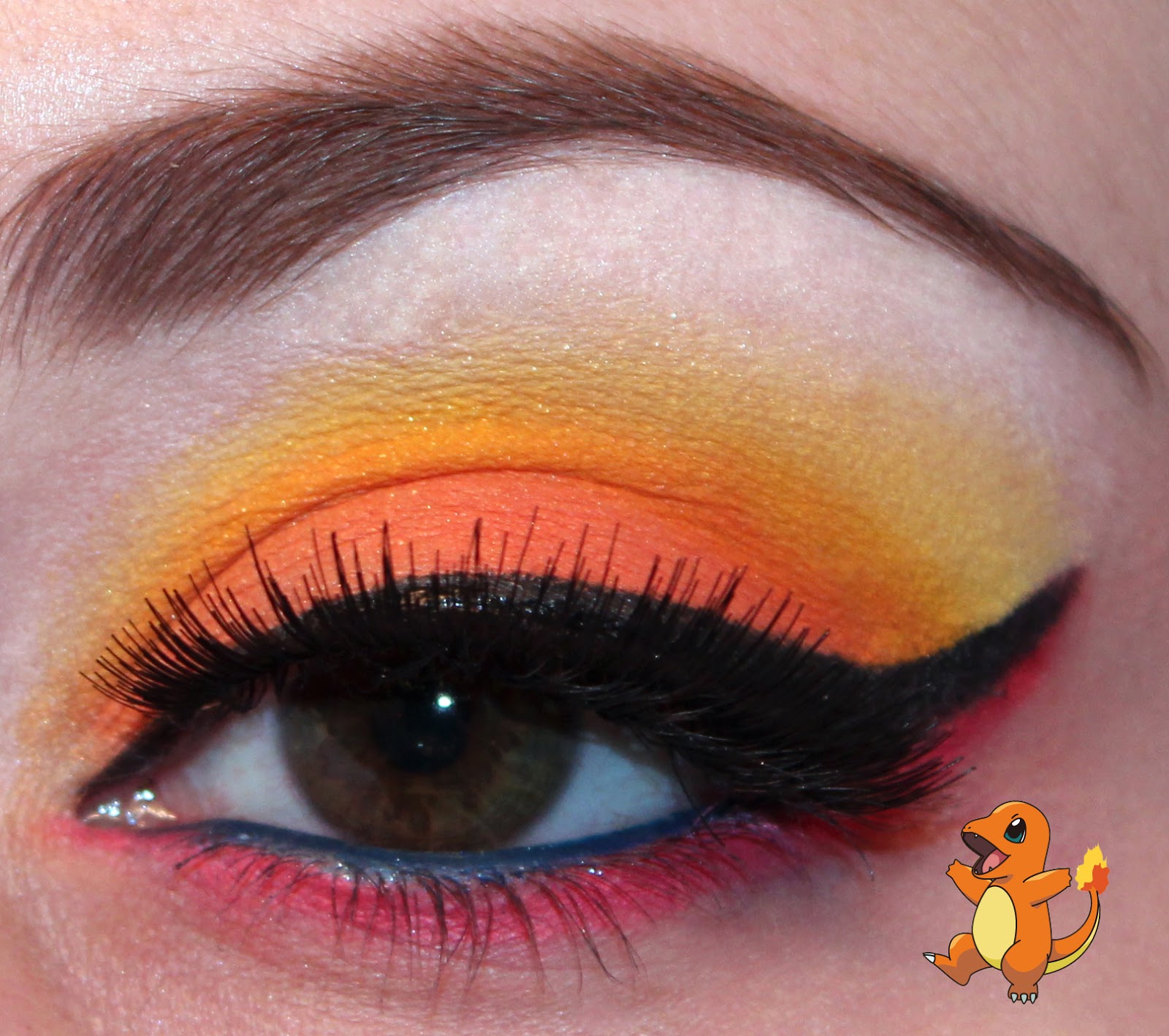 Luhivy's favorite things: Pokemon Series : Charmander Inspired Makeup Look
