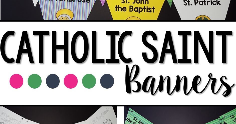 Catholic Saint Banners | Sara J Creations