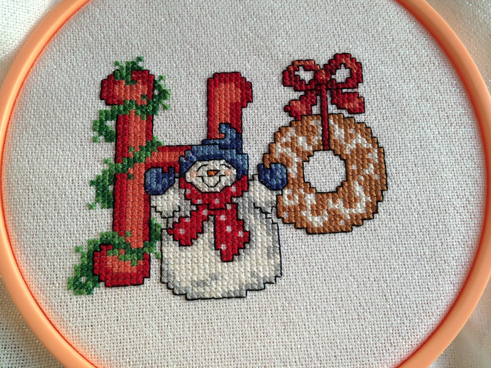 Calico's Whimsy: Holiday Cheer Cross-Stitch