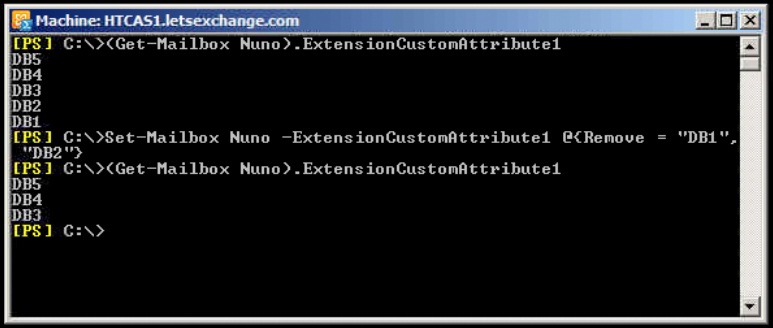 Lets Exchange: Multi-Valued Custom Attributes
