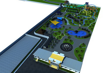 Desain Water Park dan Taman Bermain