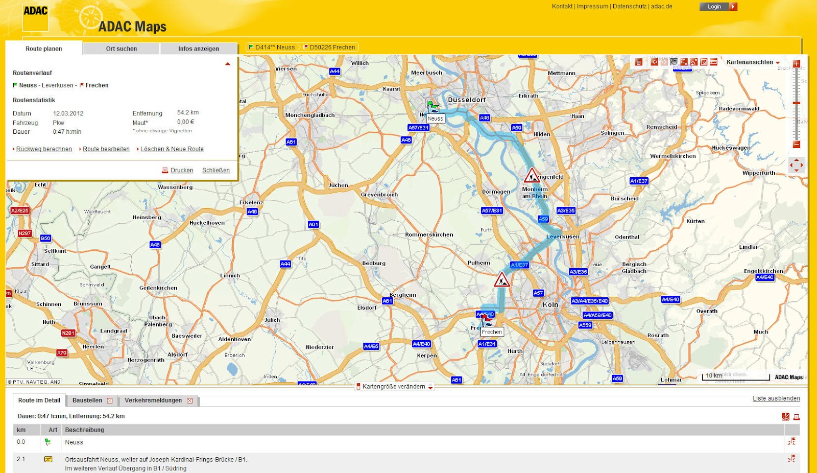 Deutschlandkarte blog: Unflexible Routenplaner! Kaum ein Planer kennt ...