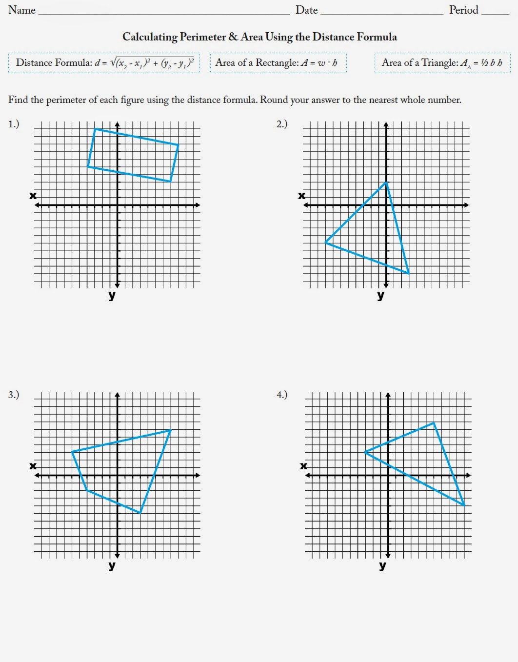 Mr. Matt's Math Classes: Assignment - Calculating Perimeter and Area ...